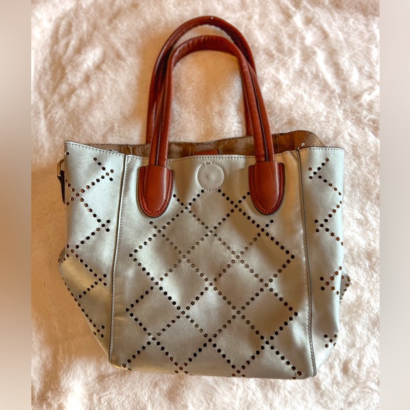 Louenhide | Bags | Louenhide Baby Bermuda Tote Bag Silver | Poshmark